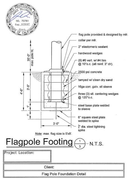 Flagpole Installation and Design - Interstate Pole Industries Flagpoles